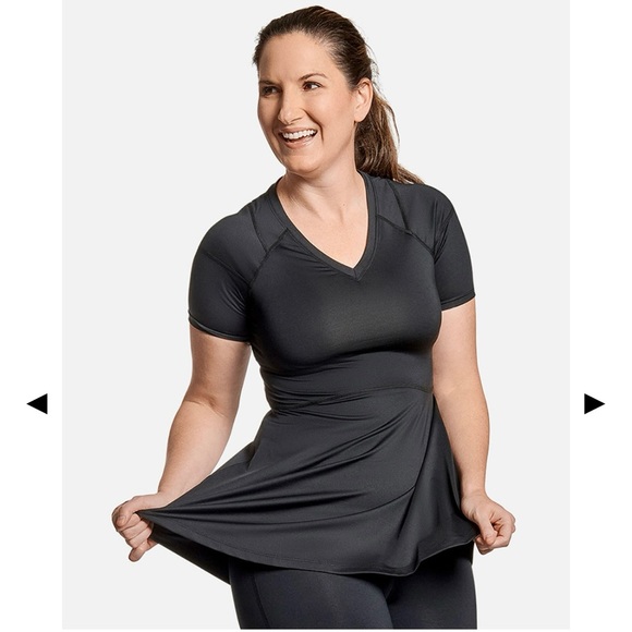 Tommie Copper | Tops | Tommie Copper Aline Shoulder Support Shirt Black ...